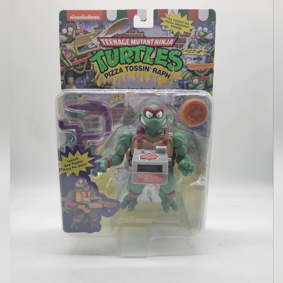 Nickelodeon | Toys | Tmnt Pizza Tossin Raph Action Figure | Poshmark